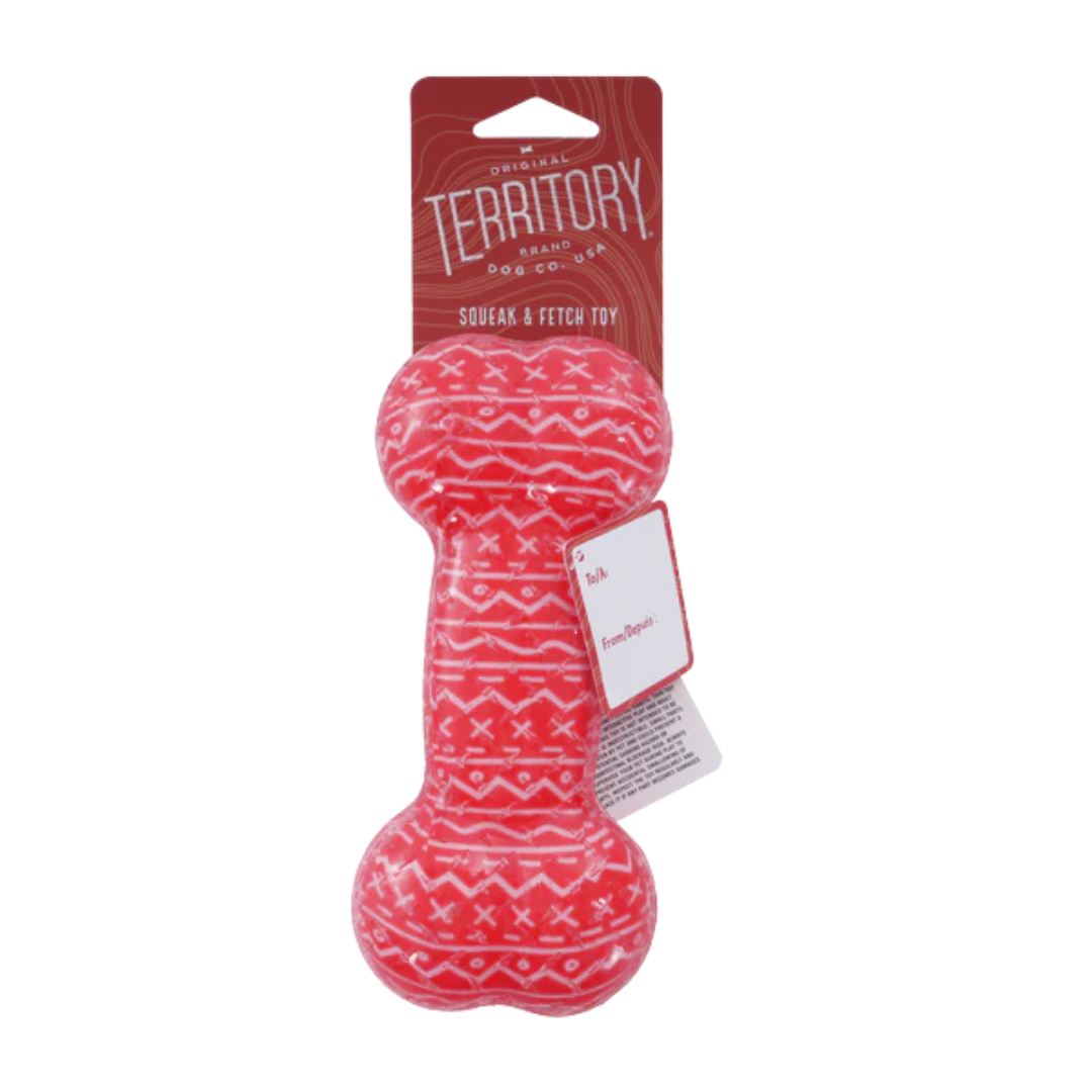 Territory Holiday Chew Bone Dog Toy – Pawsnickety Pets